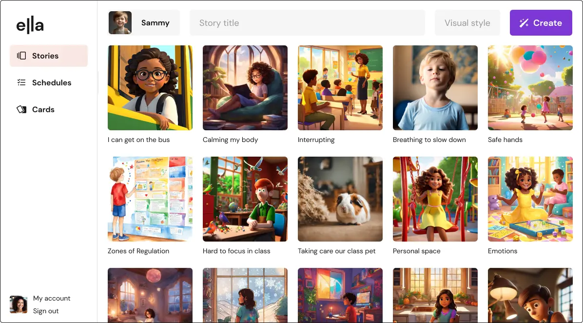Ella — AI Generated Learning Resources for Kids