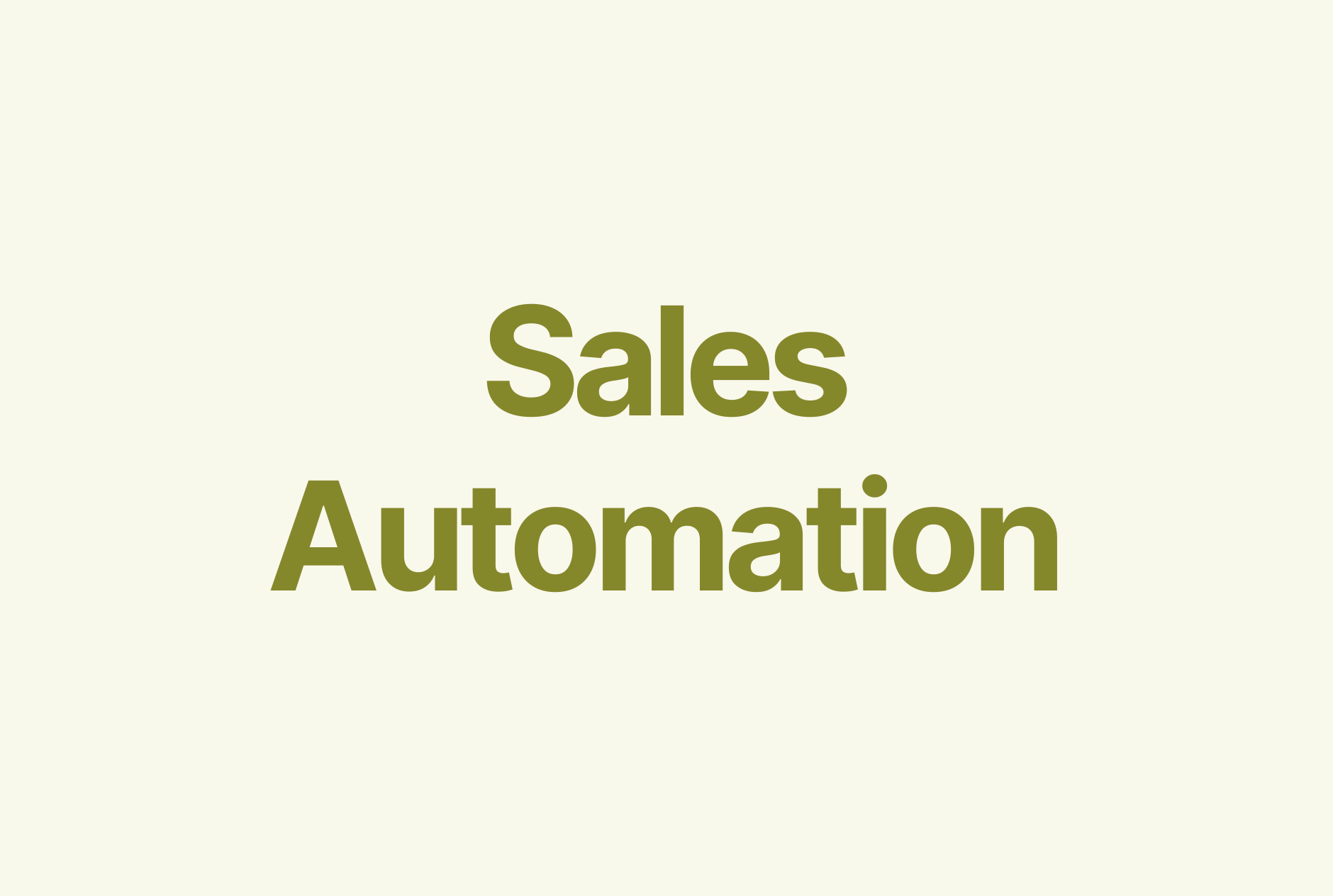 Your Guide to Getting Started with Sales Automation