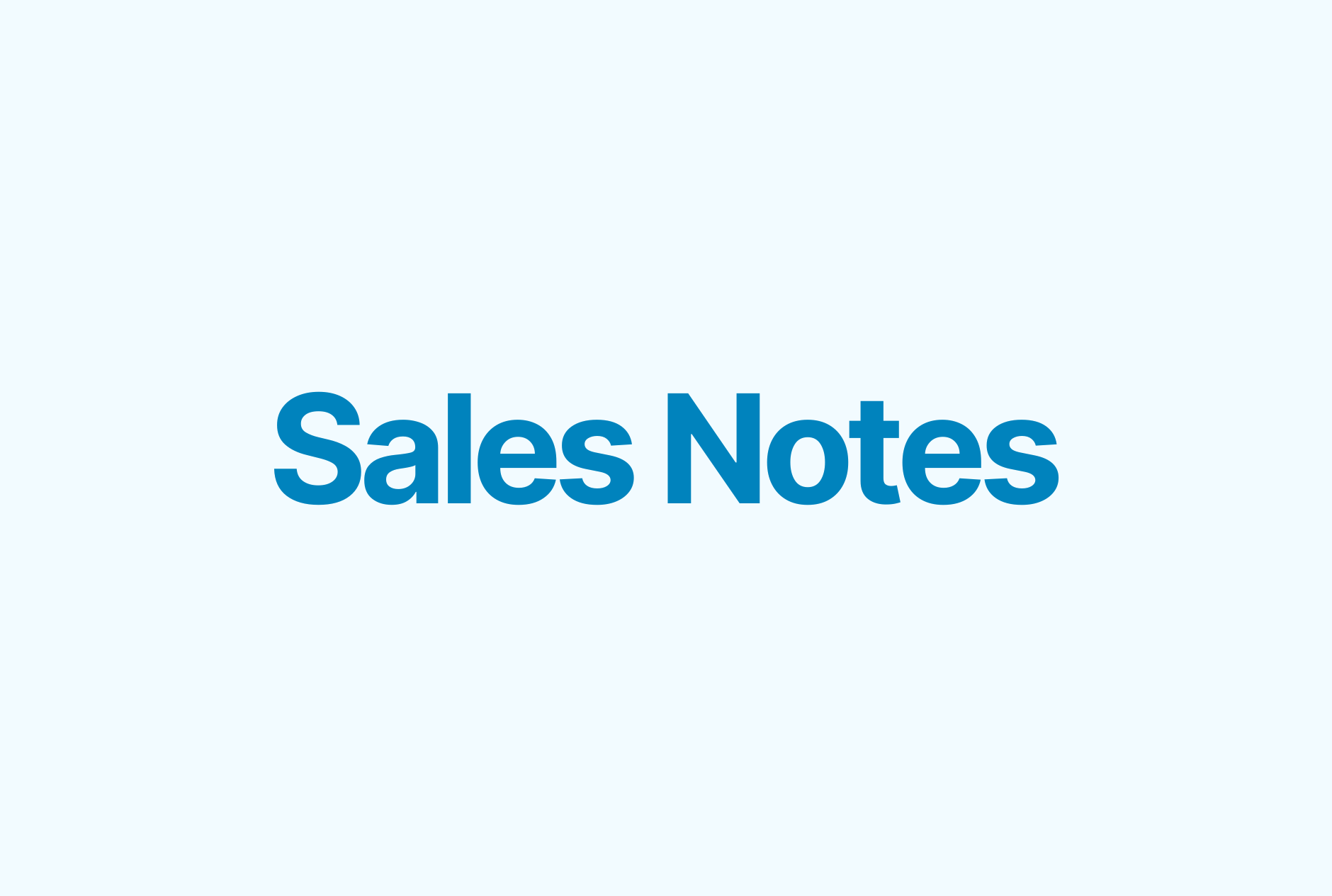 Your Guide to Taking Better Sales Notes