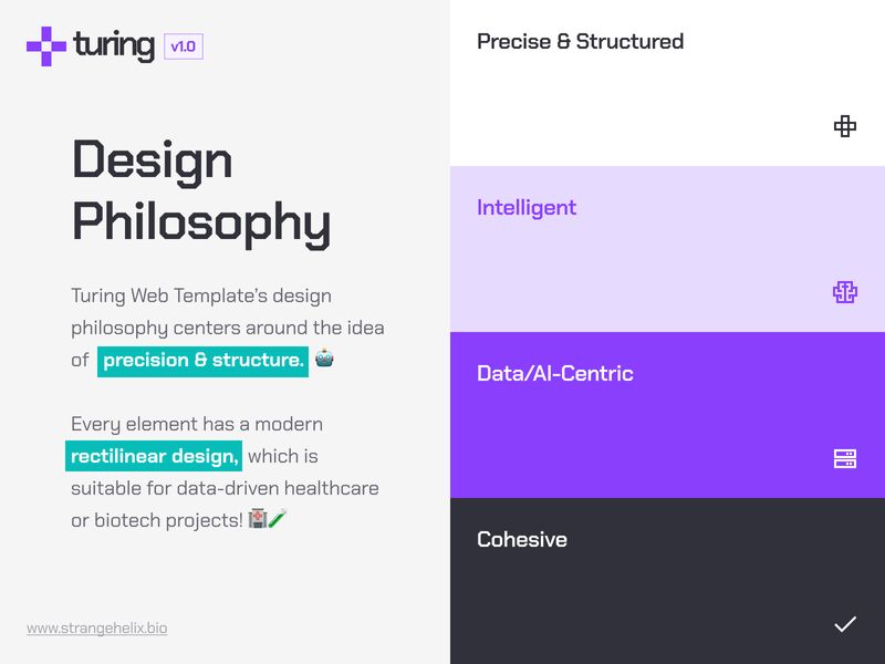 strangehelix.bio | Product | turing: AI Healthcare Analytics Website