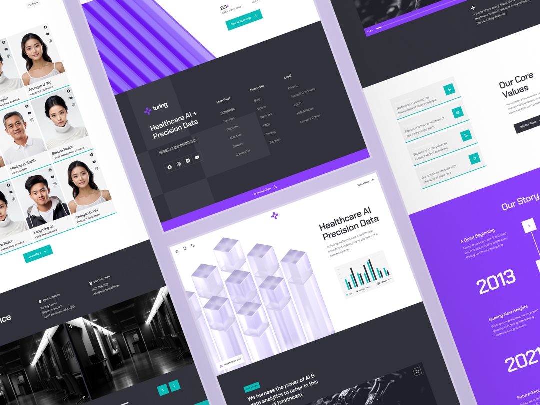 strangehelix.bio | Product | turing: AI Smart Healthcare Website