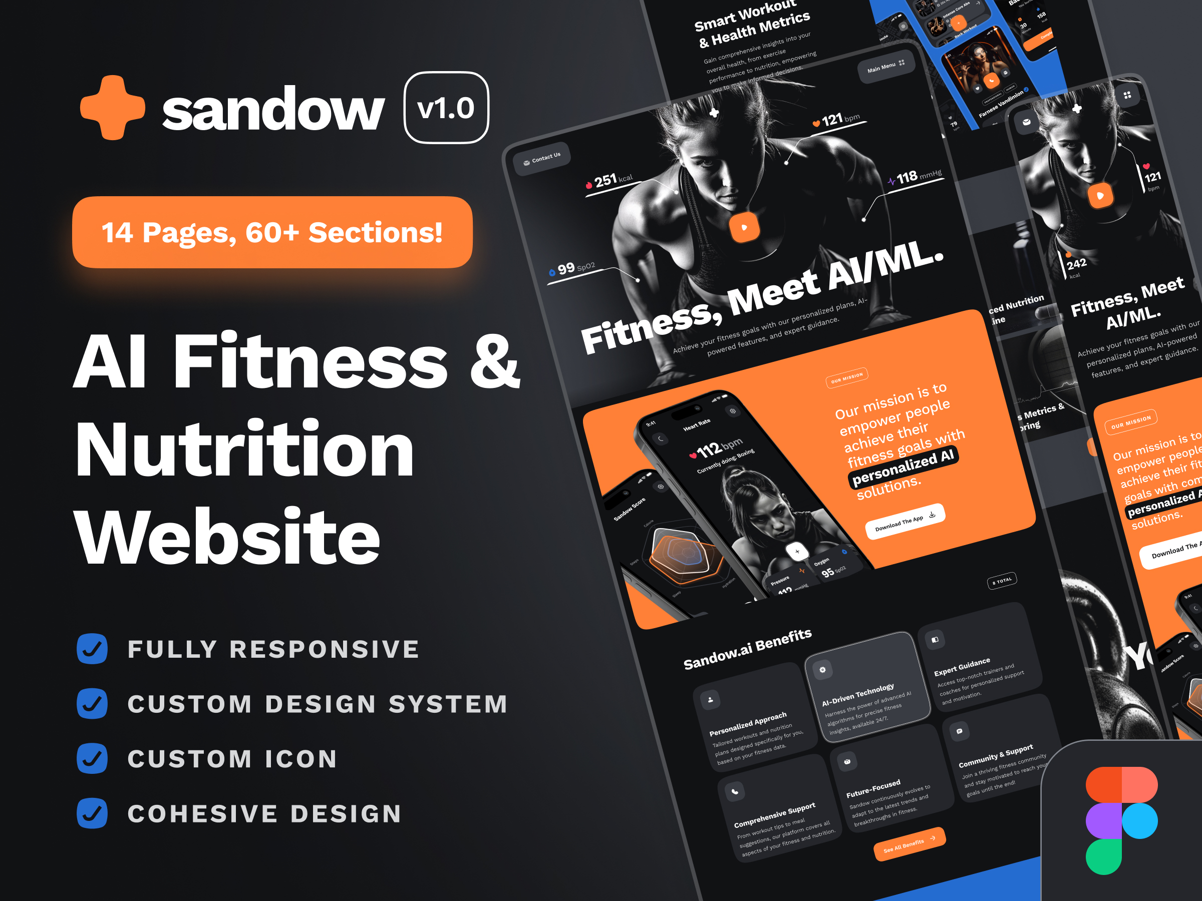 strangehelix.bio | Figma Web Templates | Holistic Design Assets for ...