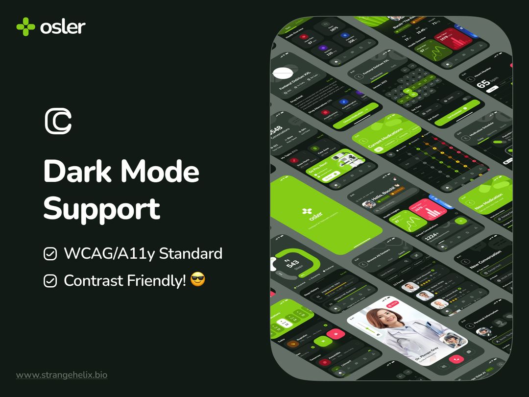 strangehelix.bio | Product | osler UI Kit: AI-Driven Telehealth ...