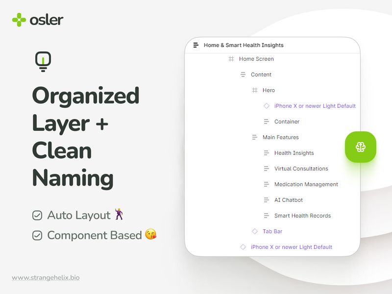 strangehelix.bio | Product | osler UI Kit: AI-Driven Telehealth ...