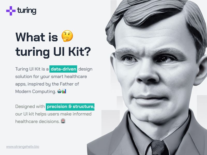 strangehelix.bio | Product | turing UI Kit: AI-Driven Smart Healthcare App