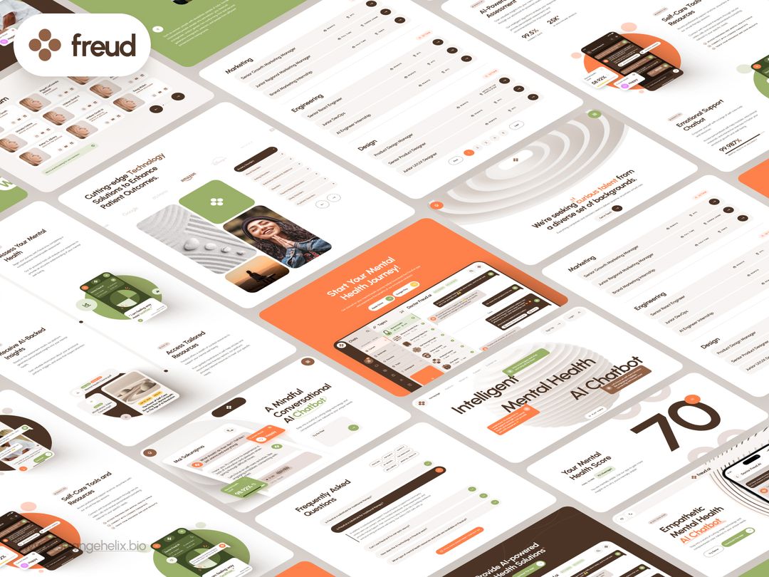 strangehelix.bio | Product | freud: freud: AI Mental Health Companion ...