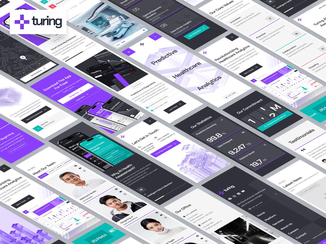 strangehelix.bio | Product | turing: AI Smart Healthcare Website