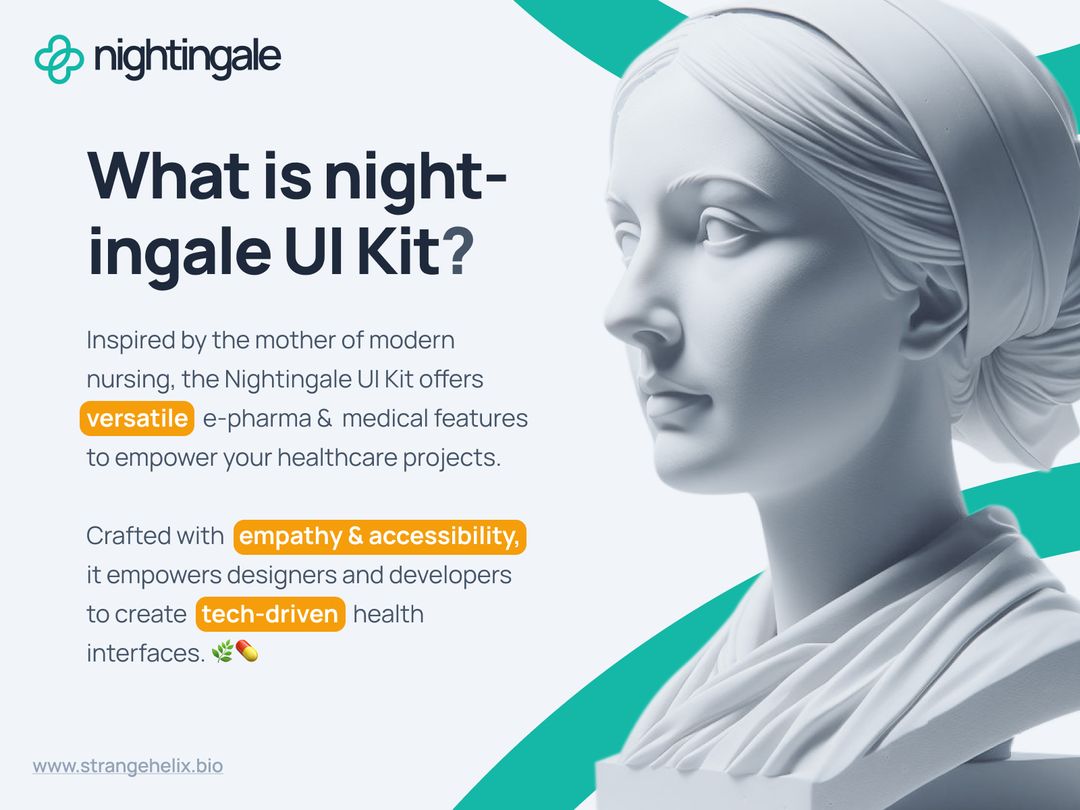 strangehelix.bio | Product | nightingale UI Kit: AI Medical & E ...