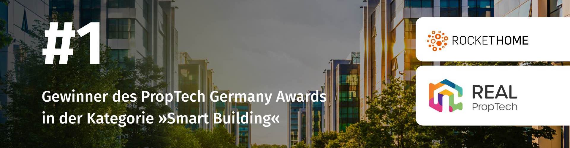 ROCKETHOME gewinnt den PropTech Award "Smart Building"