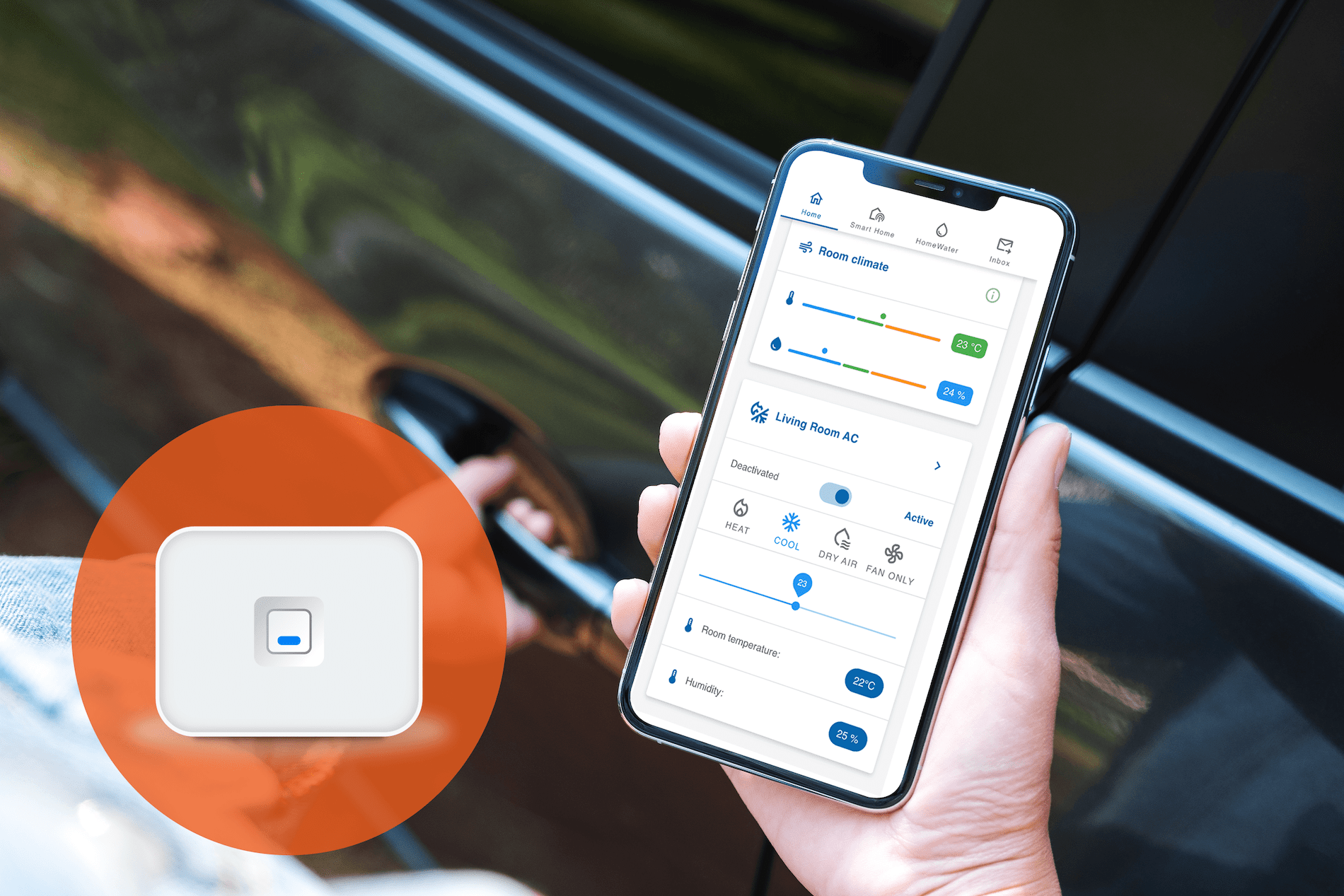 Our add-on: Control module for air conditioning units