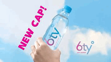 6ty Degrees Mineral Water