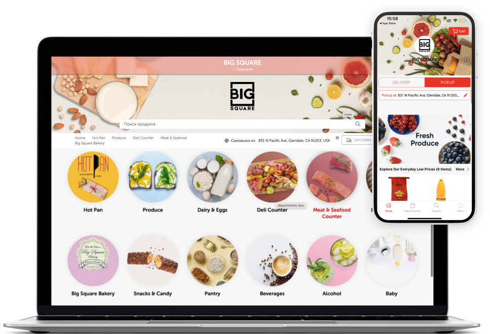 End-to-end eCommerce platform for food retailers | Local express