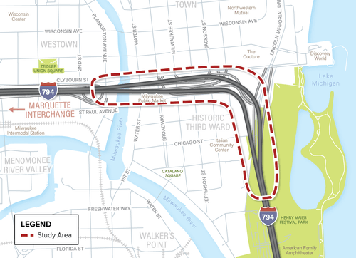 I-794 Lake Interchange Study - Milwaukee County
