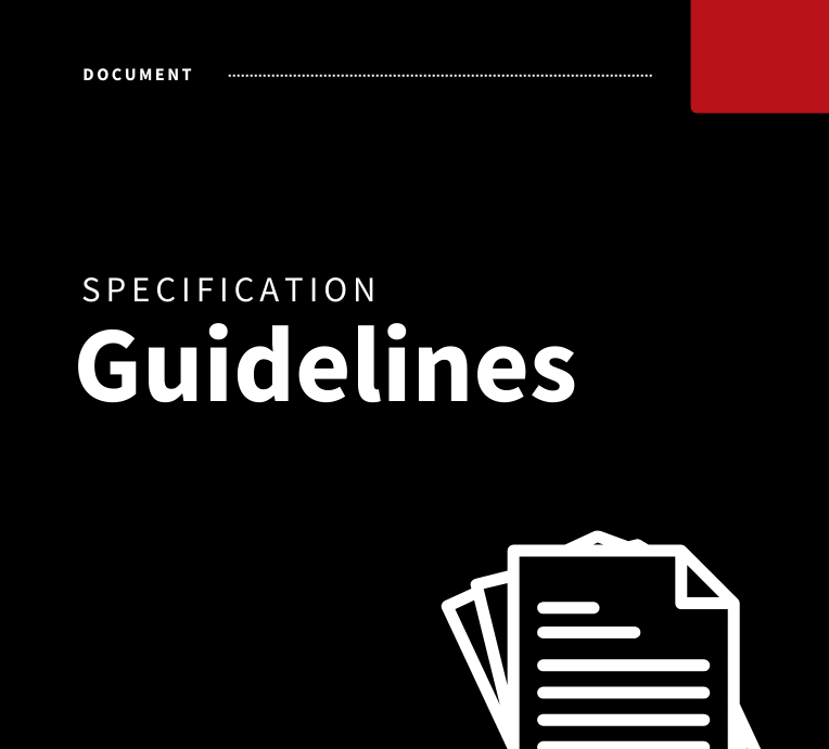 Specification Guideline Documents