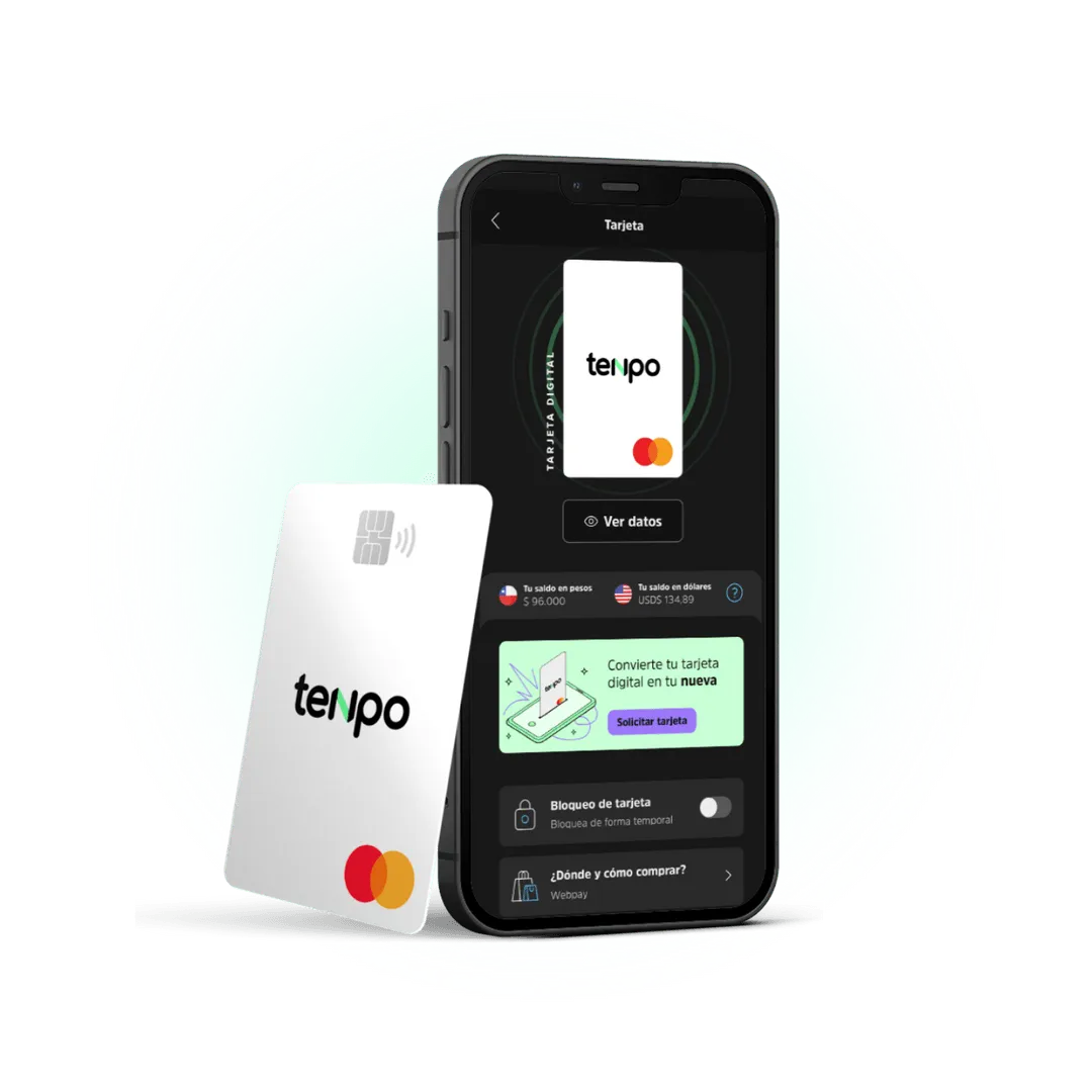 Tenpo | Tarjeta Prepago Mastercard: Obtén tu tarjeta y sin comisiones