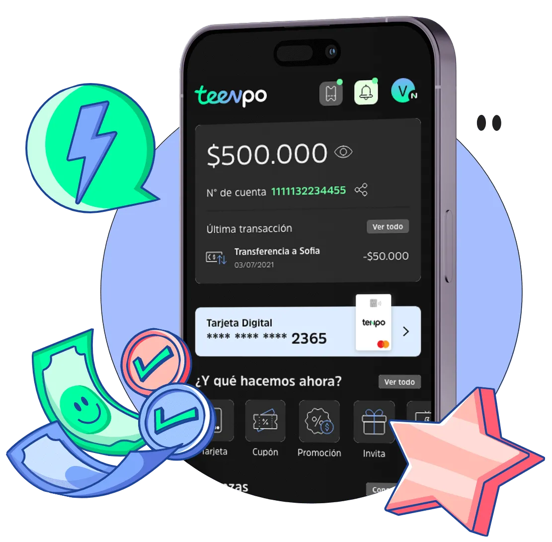 Teenpo | Tarjeta Prepago Mastercard