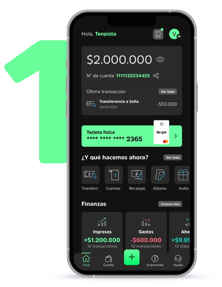 Tenpo | Tarjeta de Crédito