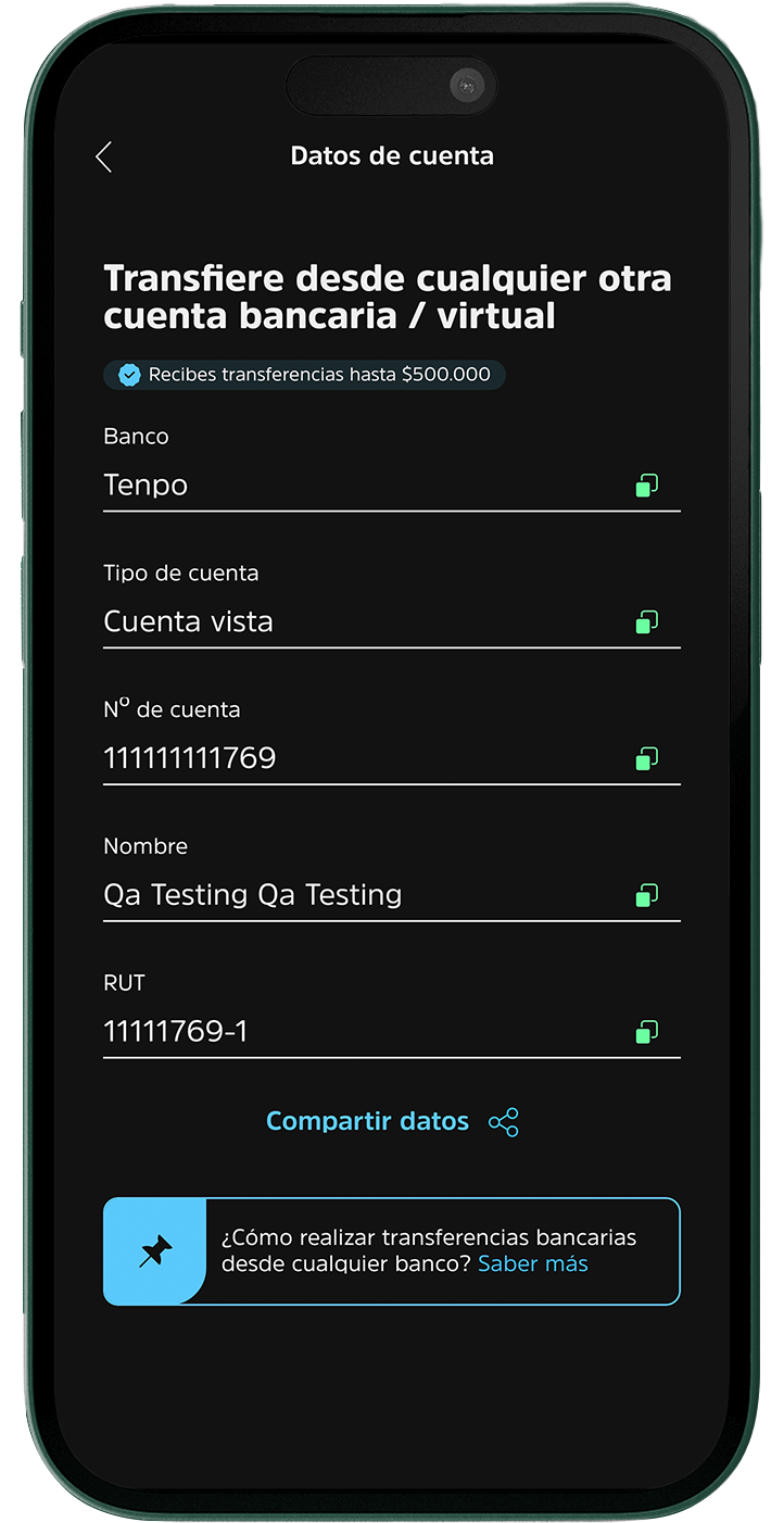 Como depositar en Tenpo
