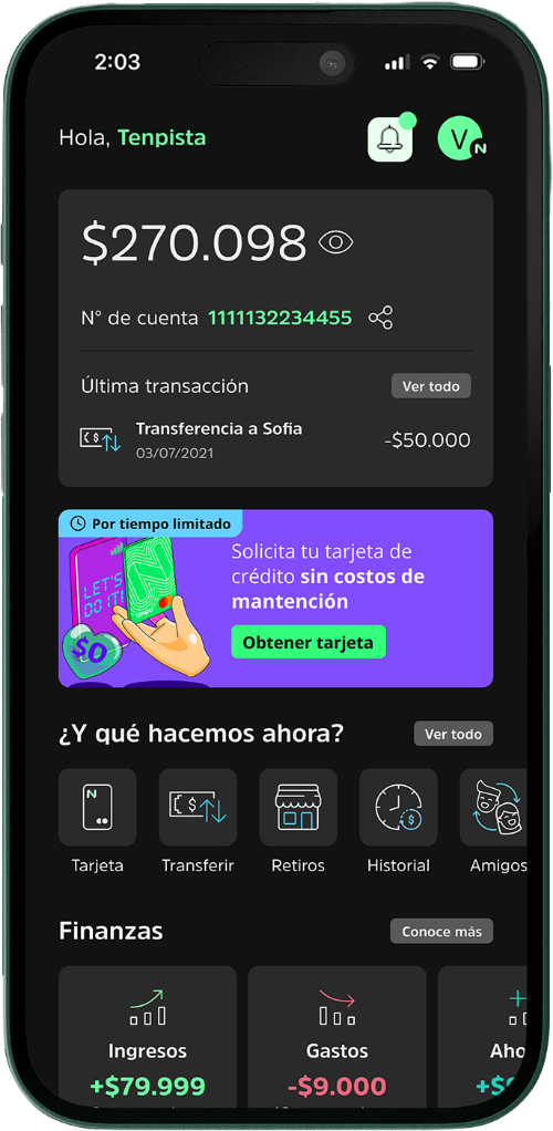 Tenpo | Tarjeta de Crédito