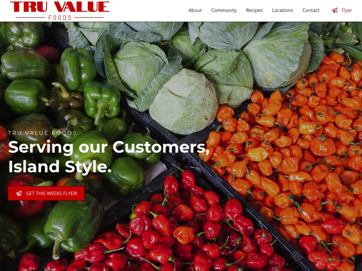 Tru Value Foods Grocery Stores Serving Mayne, Pender and Quadra Islands.