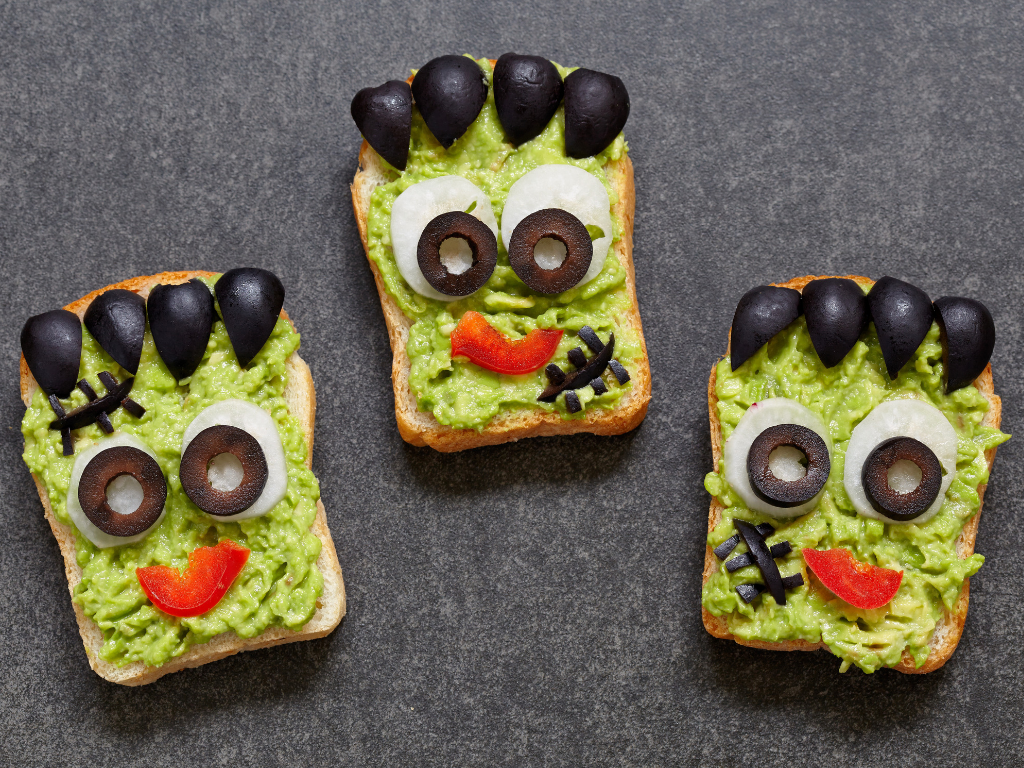 Tru Value Foods Recipe : Toasted Avocado Monster Heads