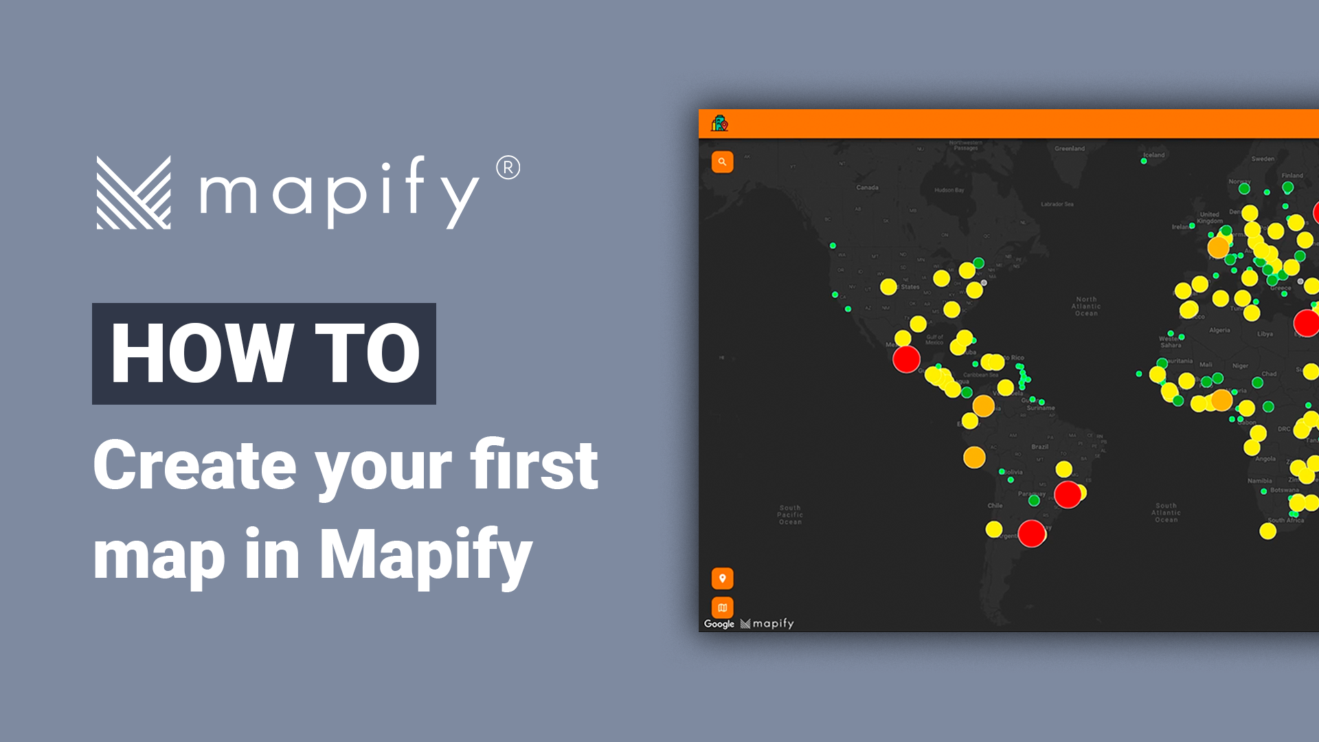 How To Create your first map in Mapify