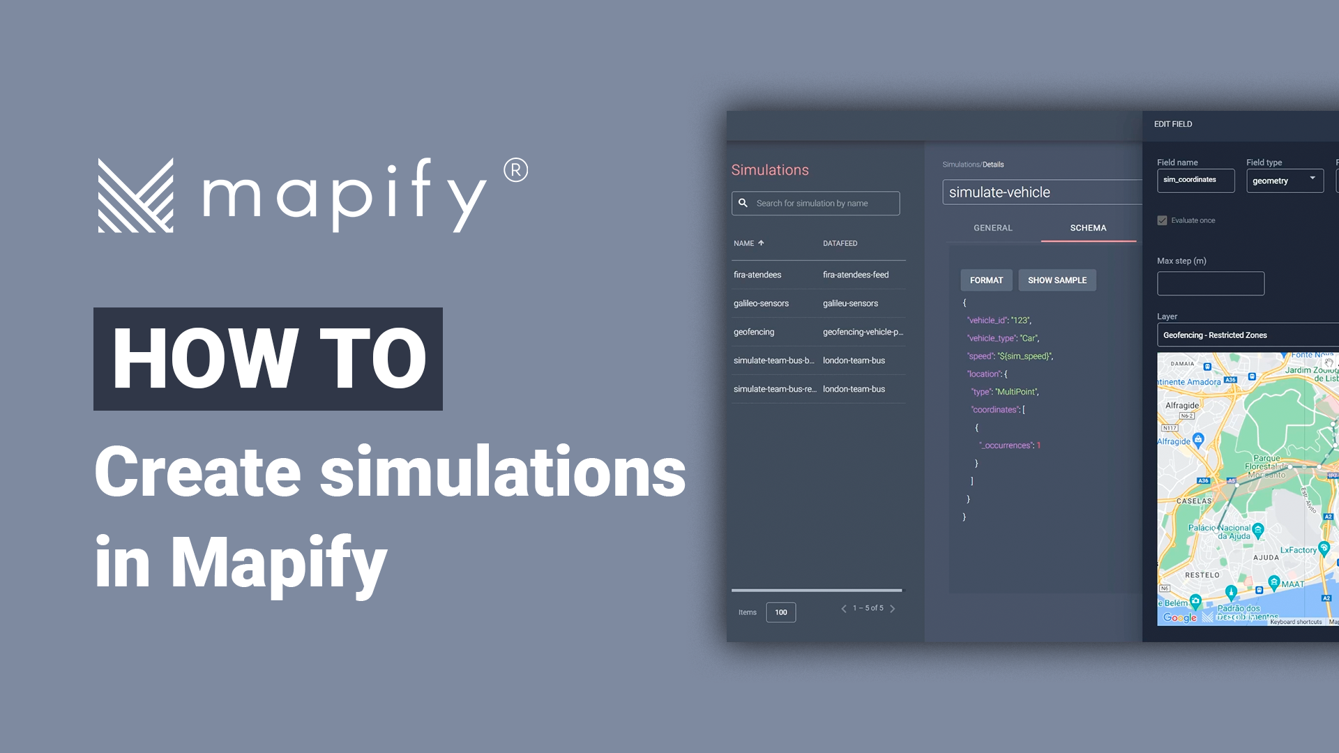 How To Create simulations in Mapify