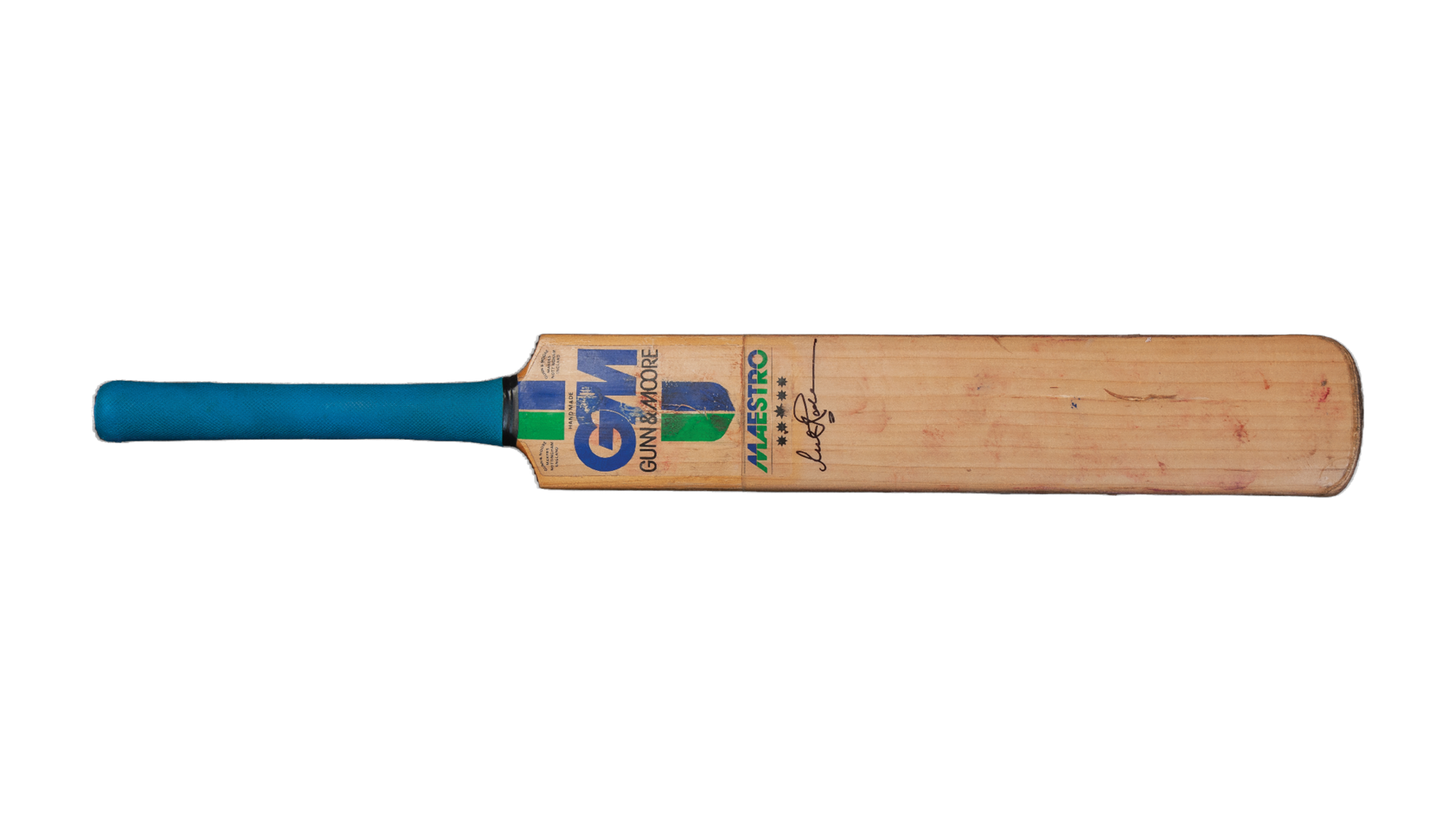 Sir Richard Hadlee's Bat, Signed