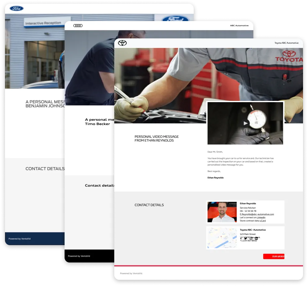 Automotive Aftersales | Engage Customers - VentaVid