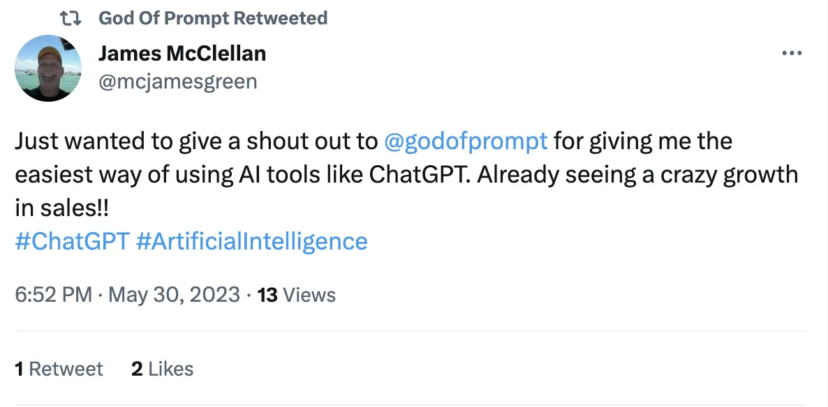 God of Prompt - Best AI Prompts for ChatGPT, Claude, Midjourney & Gemini AI