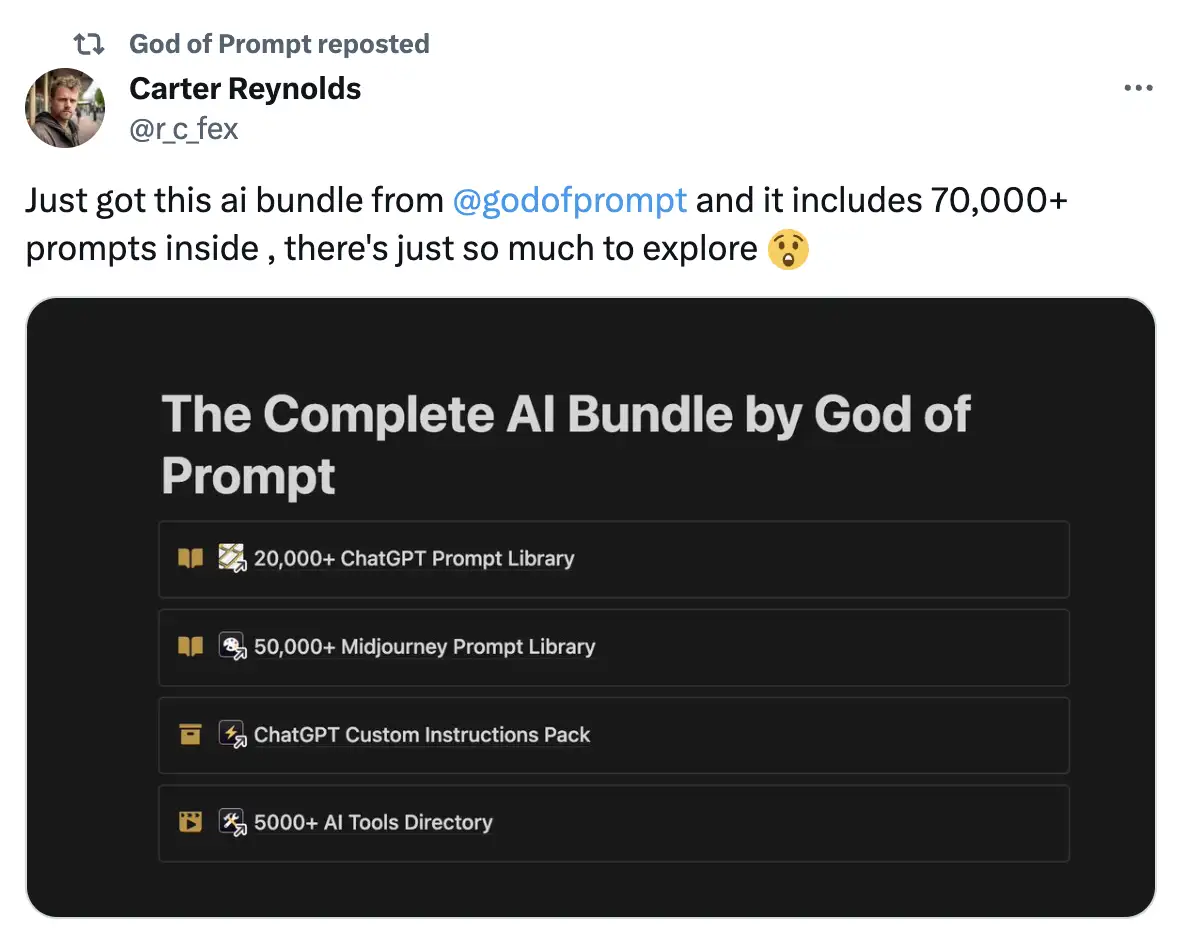 Complete AI Bundle - God of Prompt