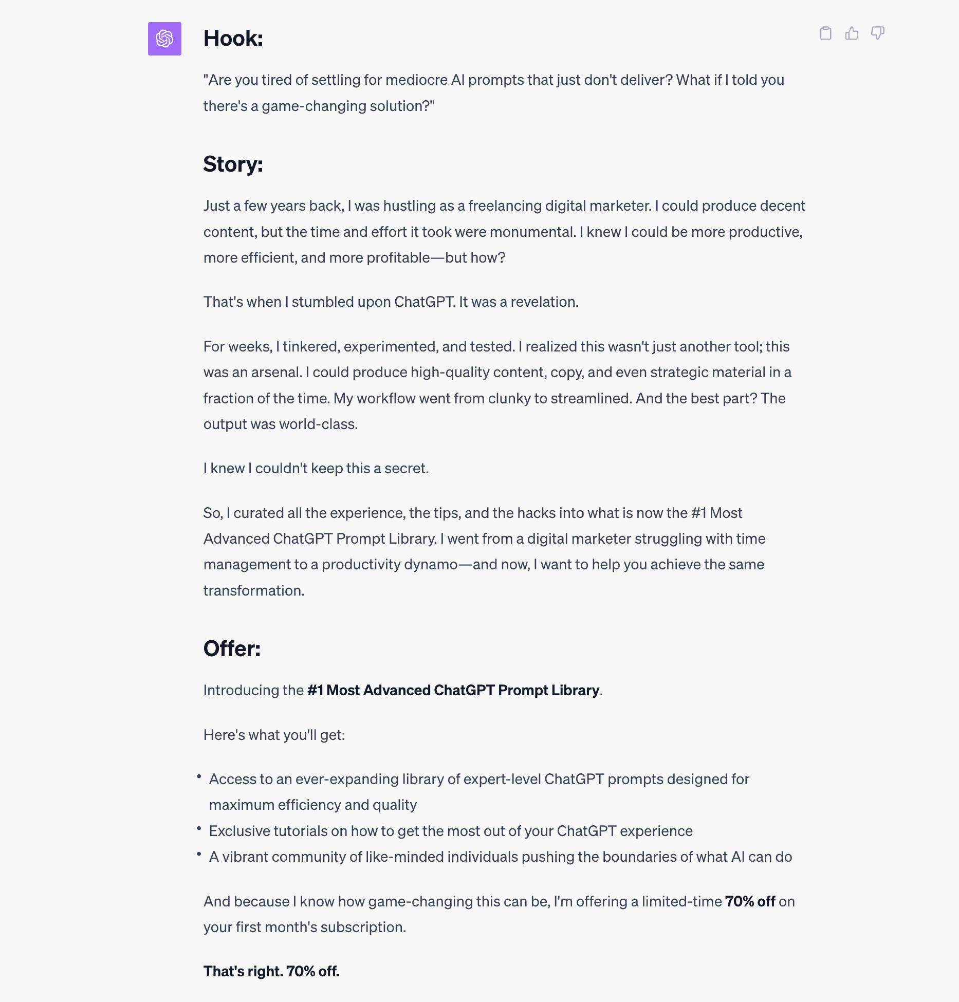 Sell Like Crazy with This One ChatGPT Prompt - Prompts