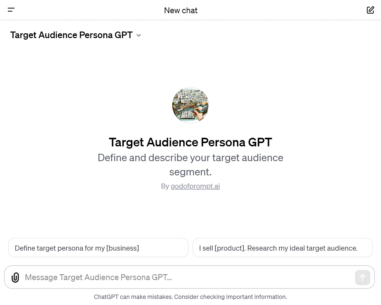 Target Audience Persona GPT - Define and describe your target audience segment.