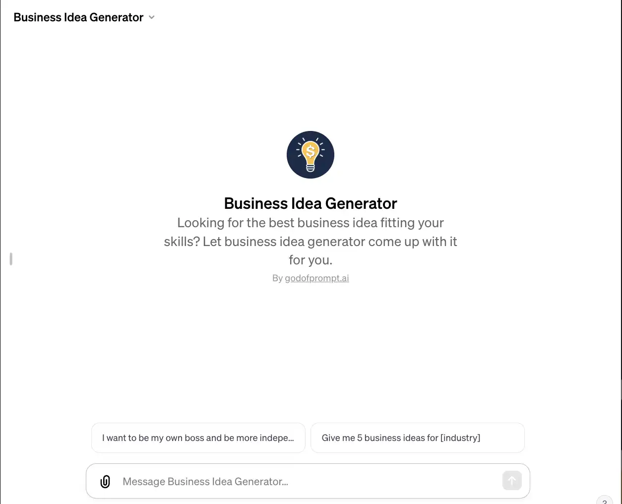 Business Idea Generator - Find your business niche effortlessly ...