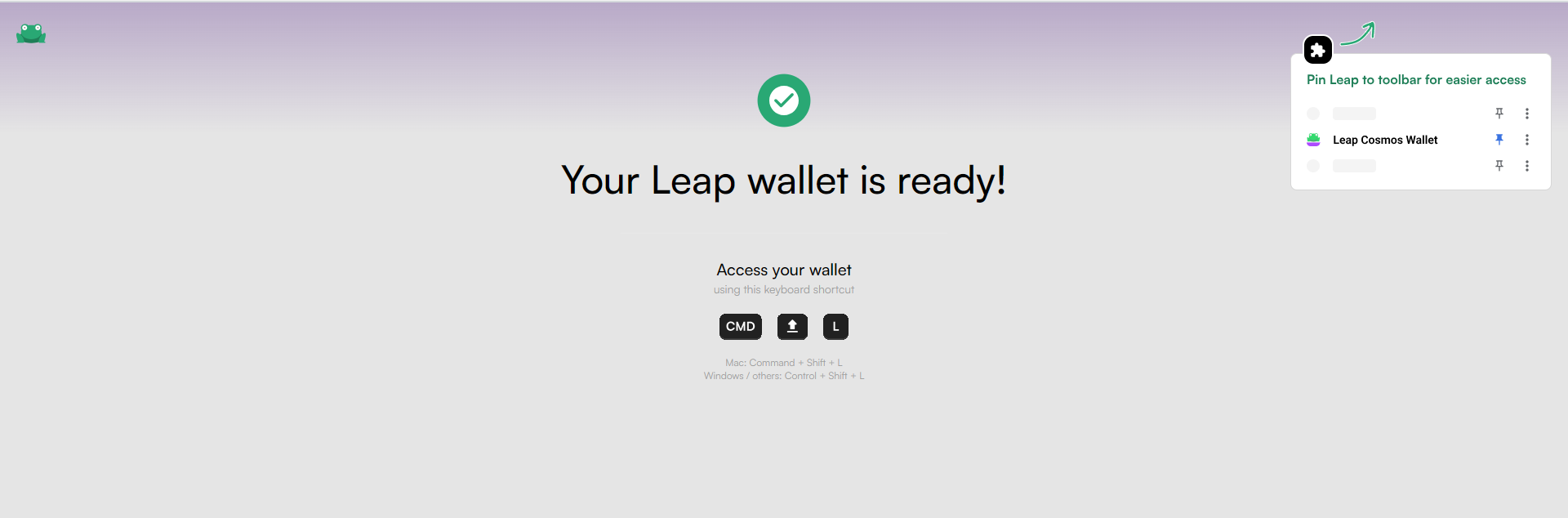 How to Create or Import an Aura Wallet using Leap Wallet Browser Extension?