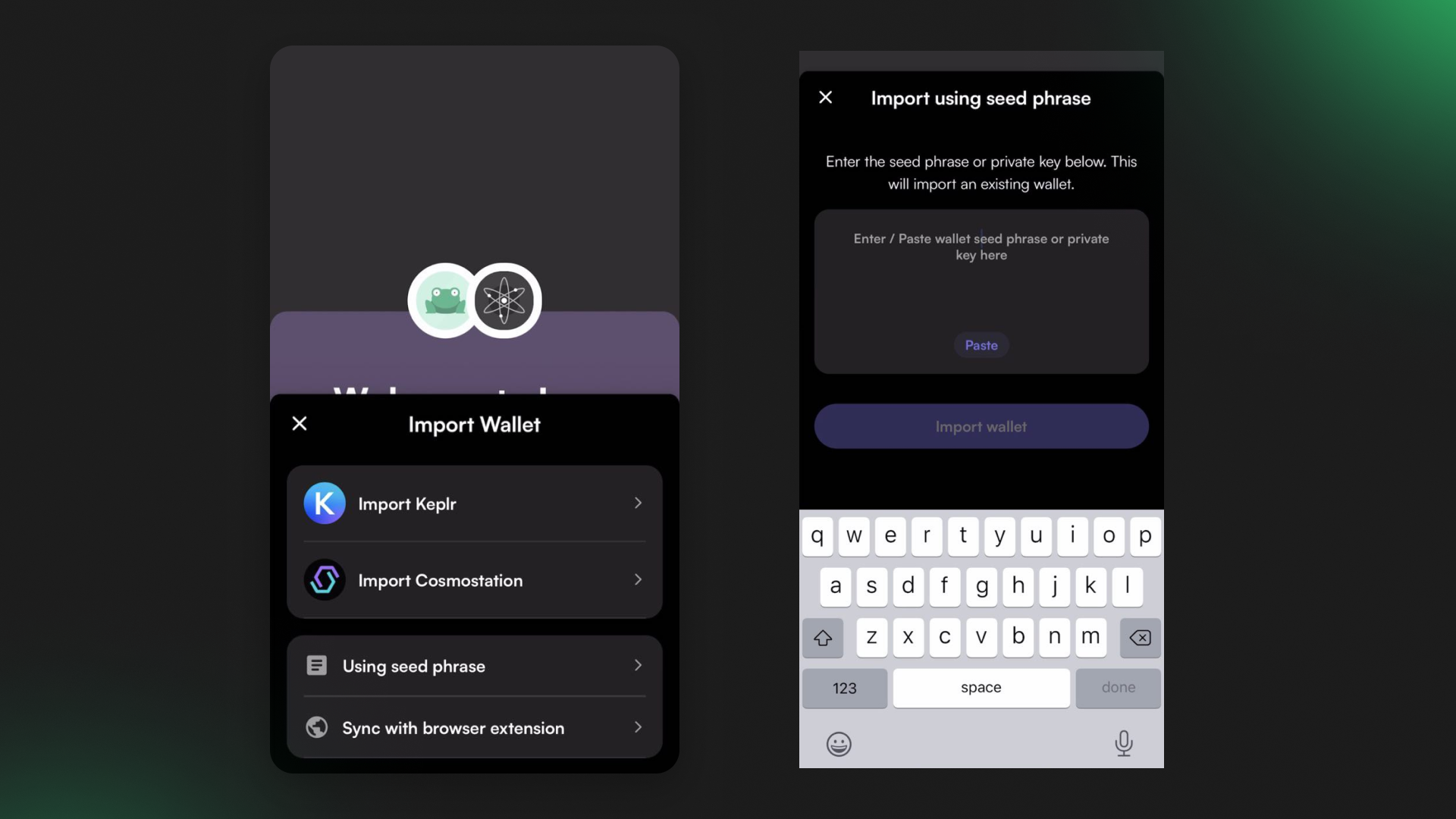 How to Create a Celestia Mobile Wallet using the Leap Wallet Mobile App?