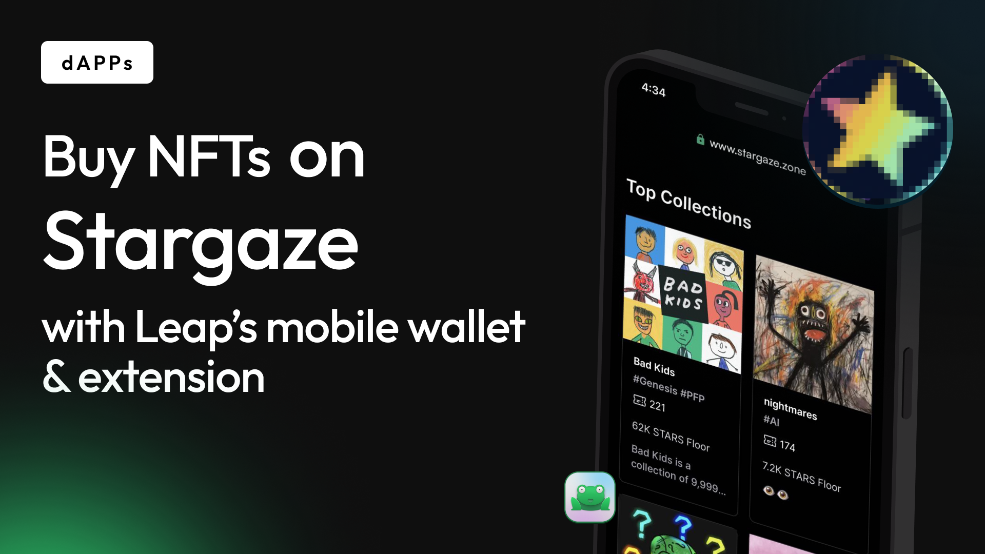 How to buy an NFT on Stargaze using Leap Wallet