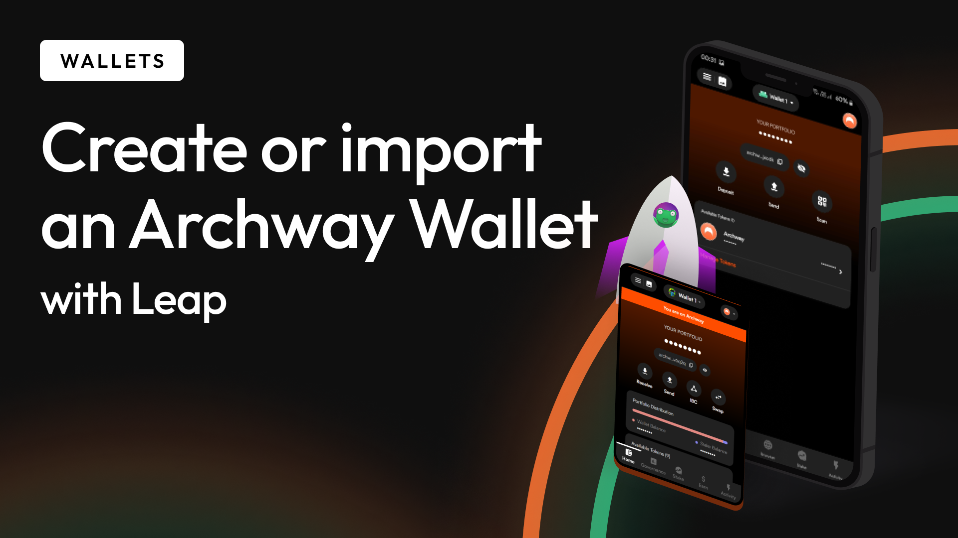 How to Create an Archway Wallet using the Leap Wallet Mobile App