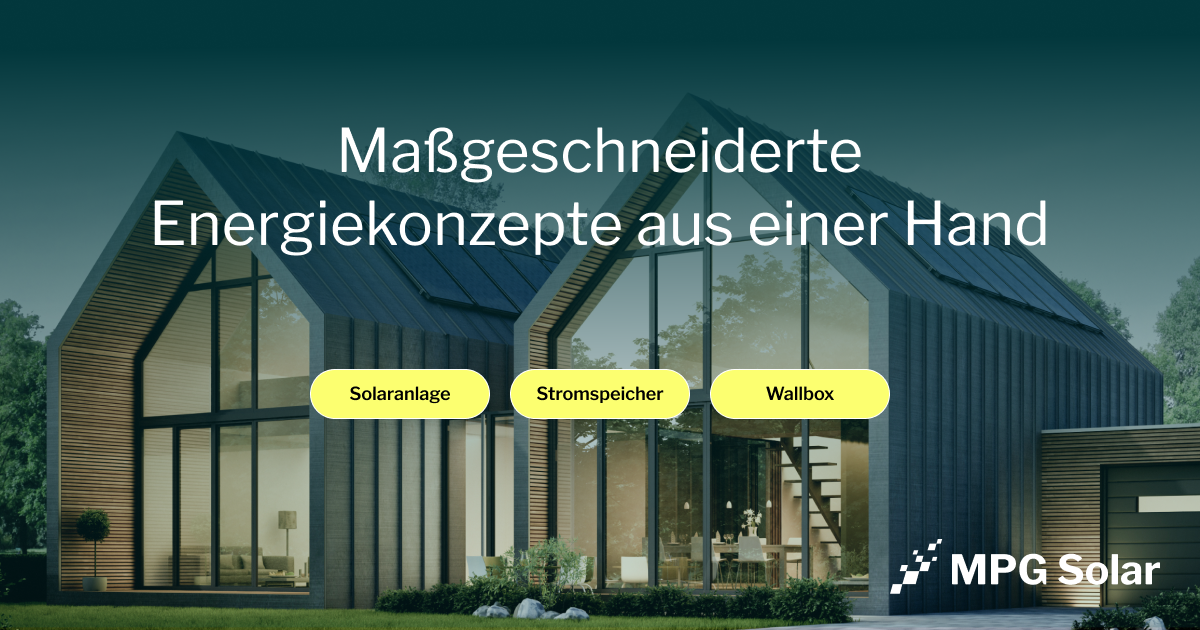 MPG Solar - Intelligente Energiekonzepte für Ihr Zuhause 🌤️