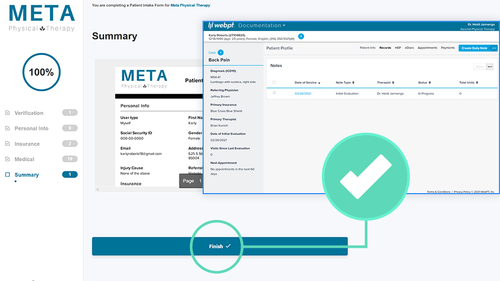 Digital Patient Intake | WebPT