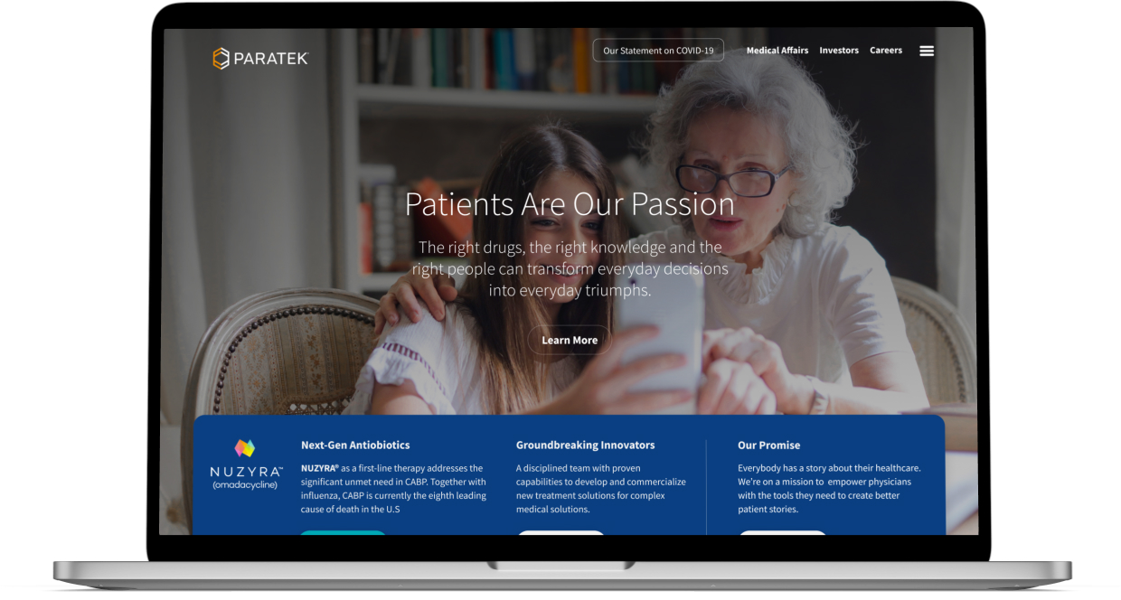 Paratek Pharmaceuticals Case Study | Agency 39A