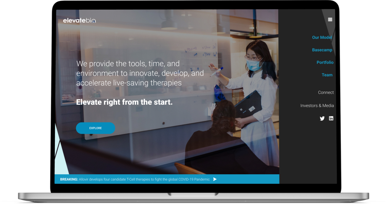 ElevateBio Case Study | Agency 39A