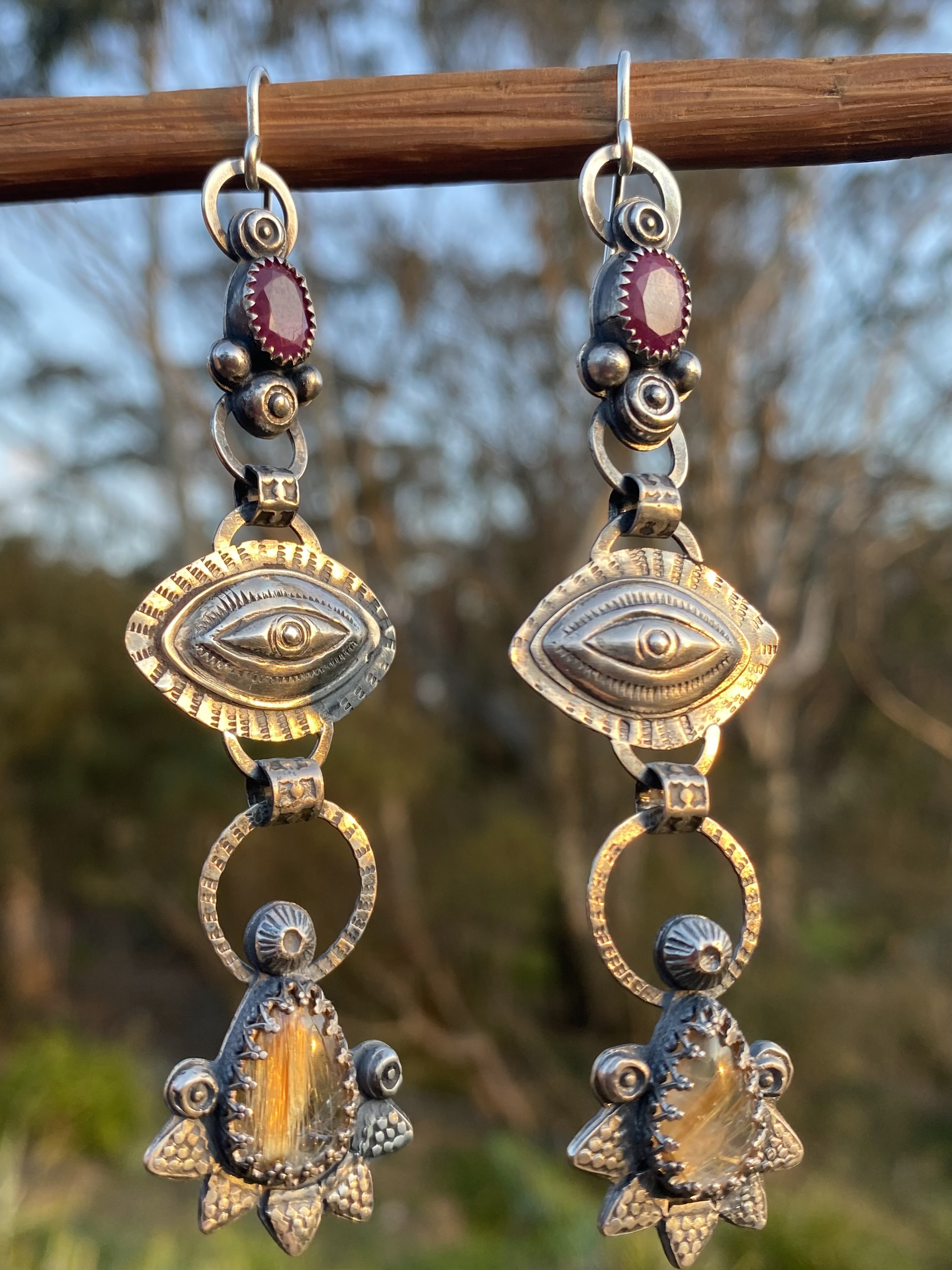 Evil Eye Amulet Drop by April Erzetich | MTNS MADE