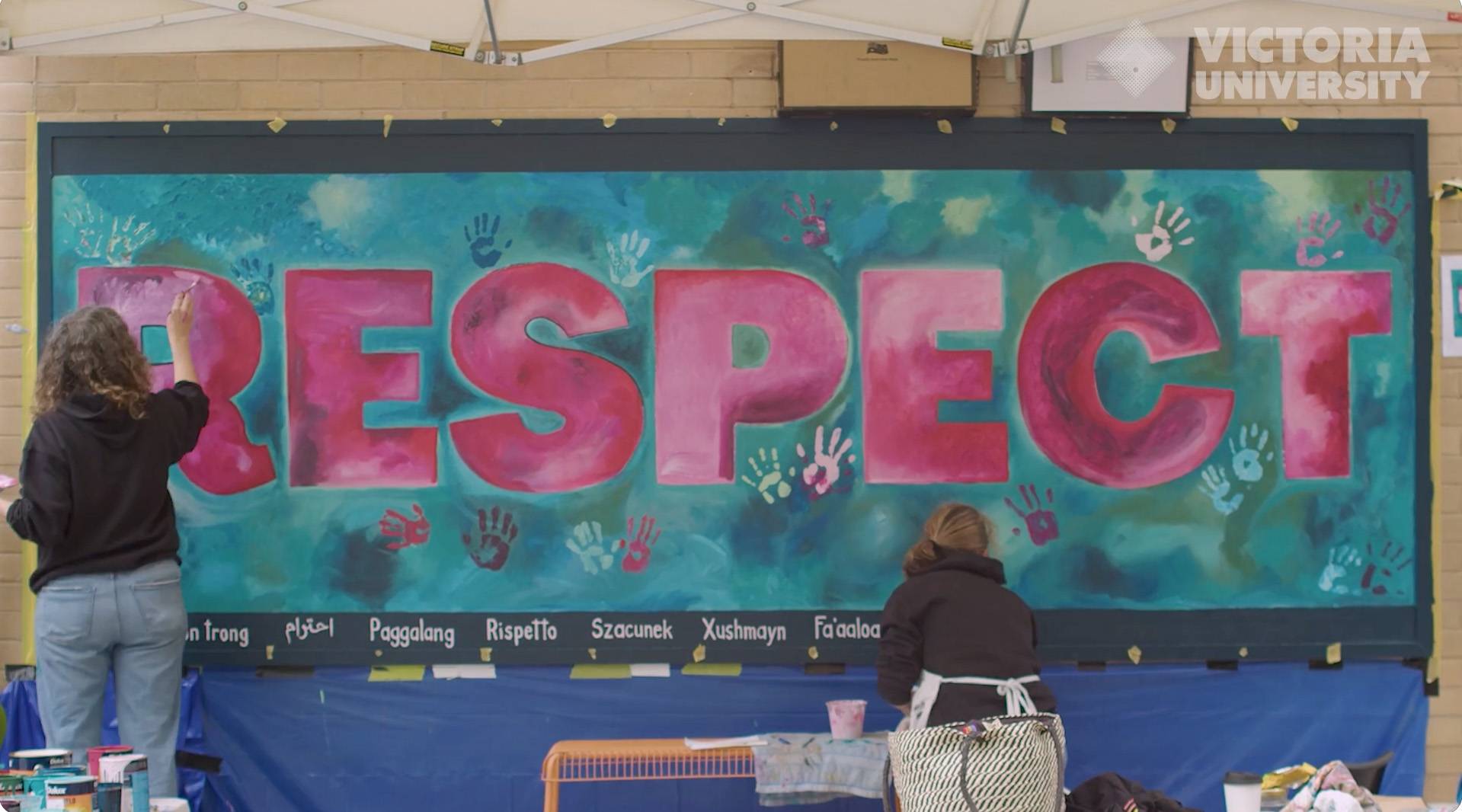 RESPECT Mural by Stuart Clegg | MTNS MADE