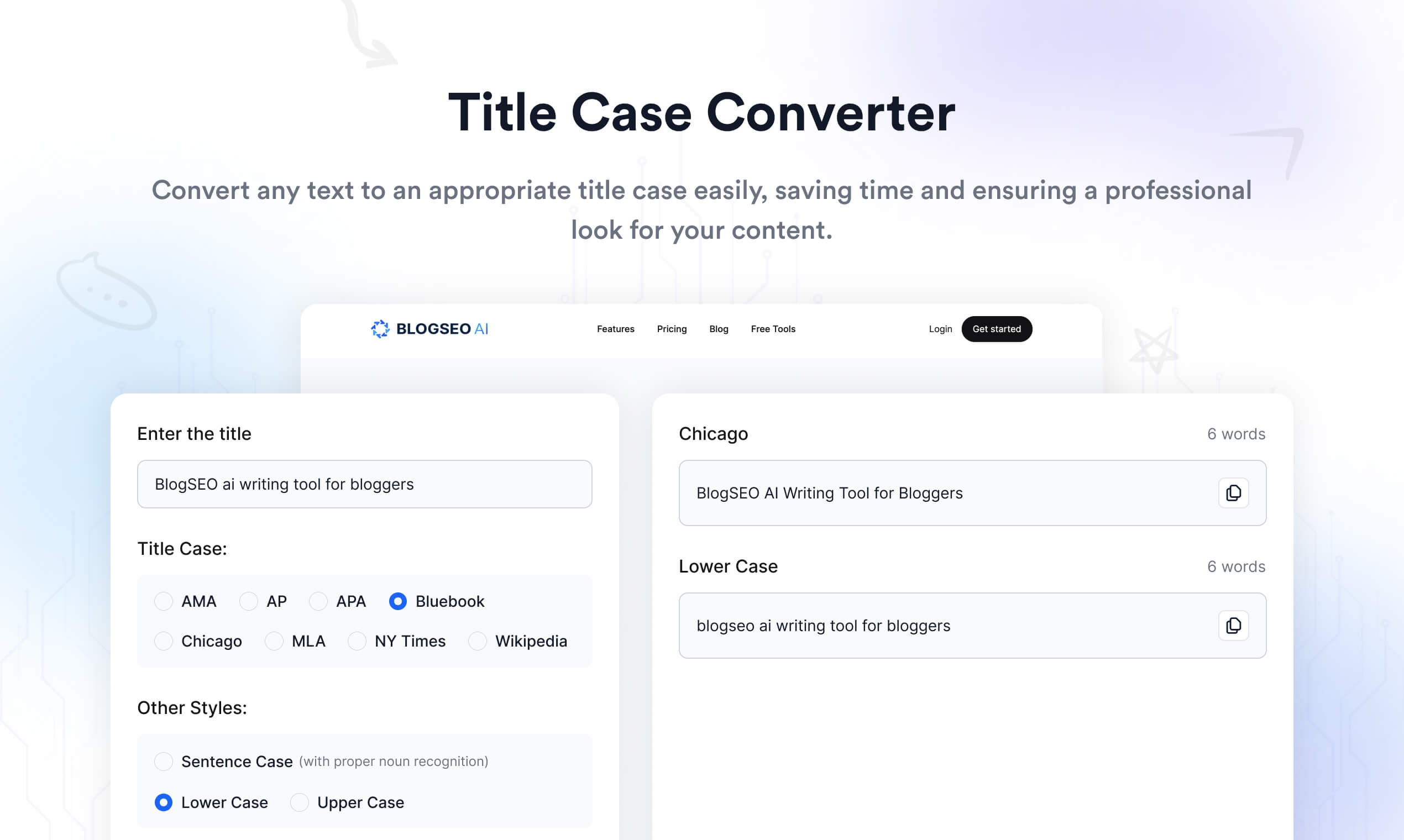 Title Case Converter Powered by AI | BlogSEO AI