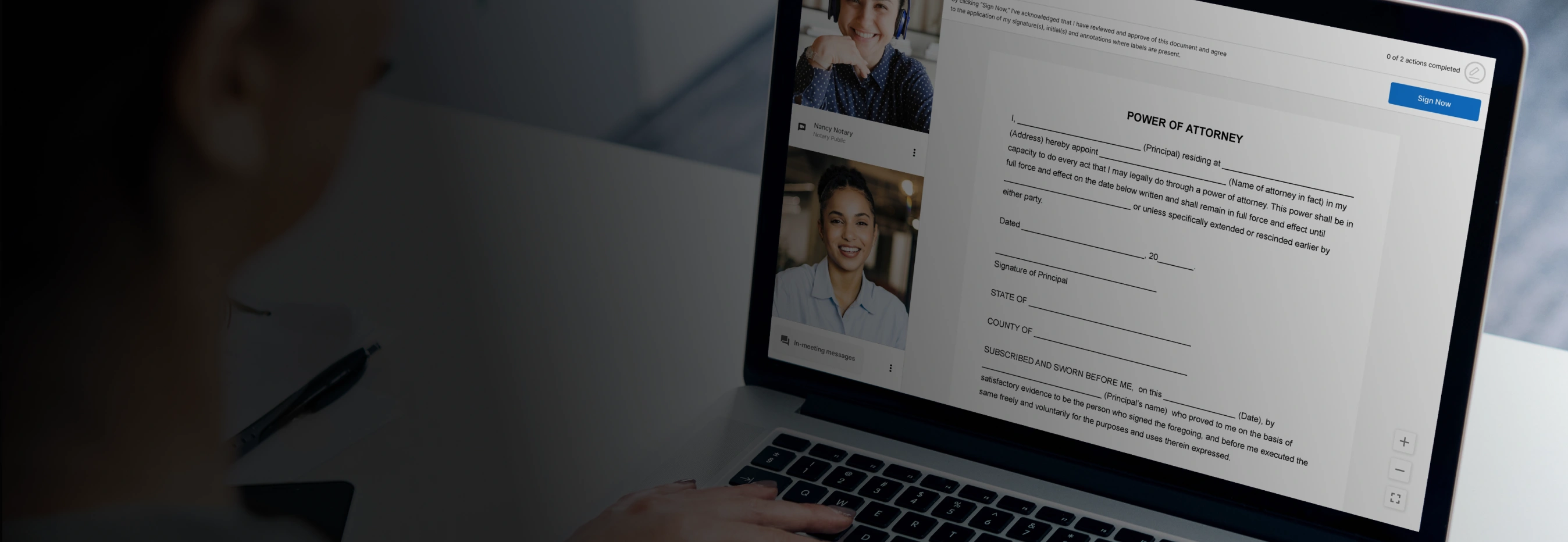 Trust Center - Notary Network | Proof