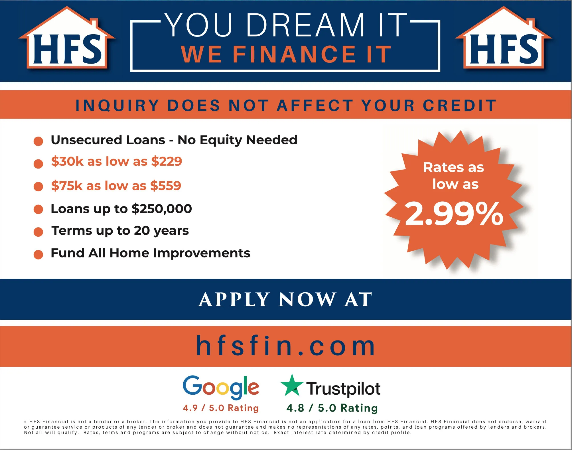 Birkes Builders | Financing Partners