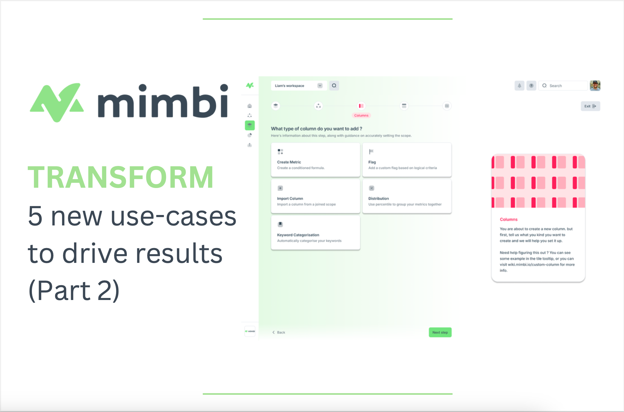 How to optimize data segmentation with mimbi's Segment
