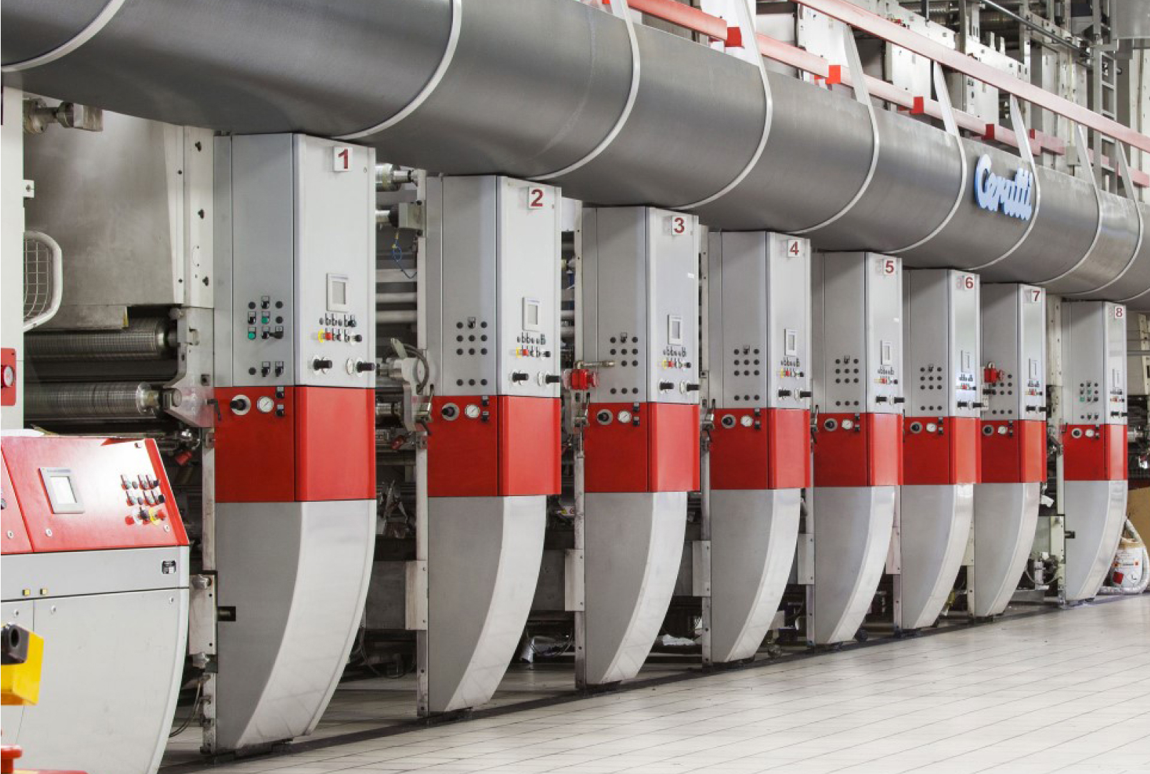 Rotogravure printing for flexible-packaging