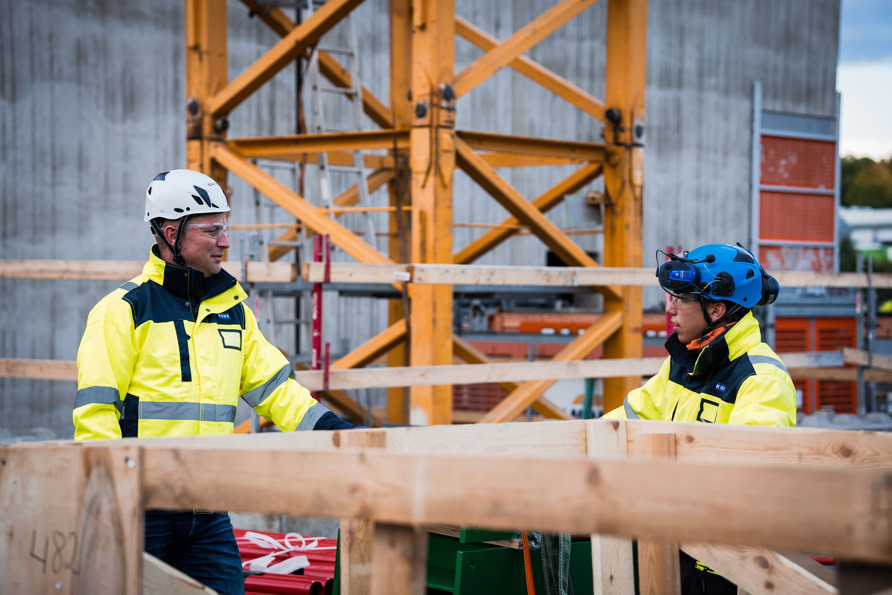 KONE SiteFlow | Real-time digital solutions for construction site logistics